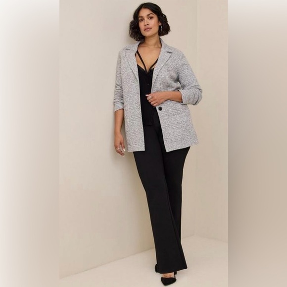 torrid | Jackets & Coats | Torridstudio Double Knit Boyfriend Blazer ...